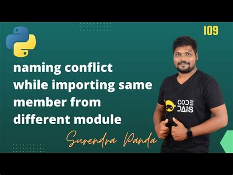 Naming Conflict While Importing Member From Two Different Module