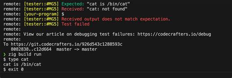 Zig Build Your Own Shell Stage The Type Builtin Executable