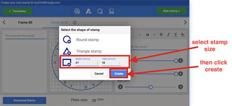 How To Create A Rectangular Stamp Layout