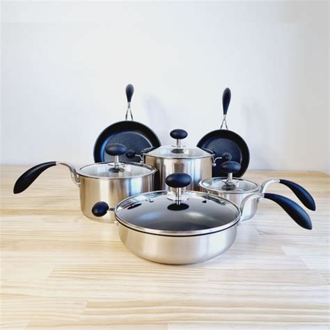 10 Piece Set With Ergonomic Handles Shop Ergo Home Cookware Online