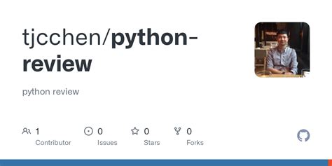 github tjcchen python review python review