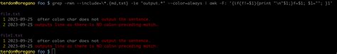 Awk Recursive Pattern Search Output Formating For Each Match File
