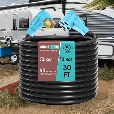 Circlecord Heavy Duty Nema 14 50p R 50 Amp 30 Feet Rv Extension Cord China Rv 50 Amp Extension