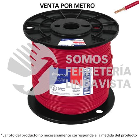 40126 Cab 10r 500 Metro De Cable Thhw Ls 10 Awg Rojo En Carrete De 500