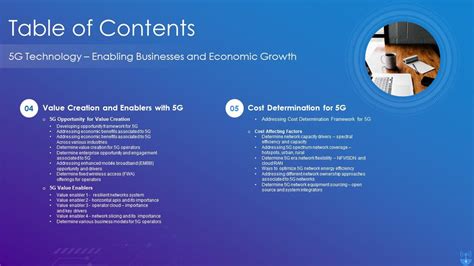 5g Technology Enabling Businesses And Economic Growth Powerpoint Presentation Slides