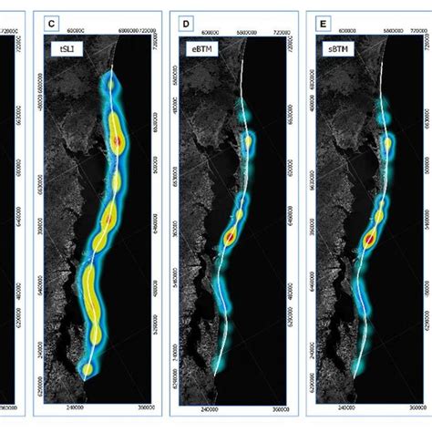 Spatial Distribution With Kernel Density On Coastal Section Download Scientific Diagram