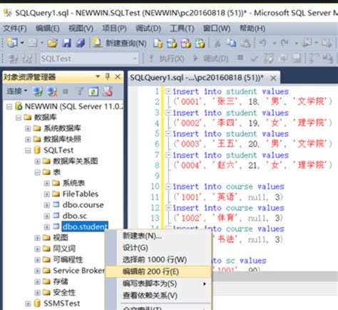 Sqlserver插入数据 Csdn博客