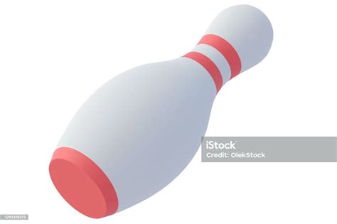 흰색 배경에 고립 된 흰색 볼링 핀 활동적인 스포츠 취미와 레저 경쟁과 챔피언십 3d 렌더링 개념에 대한 스톡 사진 및 기타 이미지 Istock