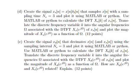 solved 3 consider the signal