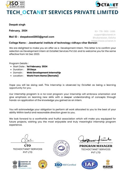 Octanetinternship Webdevelopment Webdevelopmentinternship Web Webdeveloper Deepak Singh