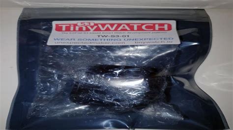 David Jones On Linkedin Tinywatch S3 Unboxing 1st Power On And Vs Code