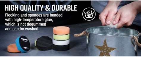 Amazon Com WORKPRO Inch Drill Buffing Pad Kit Pcs Car Foam Polishing Pads Set Drill