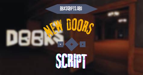 New DOORS Script RBX Scripts