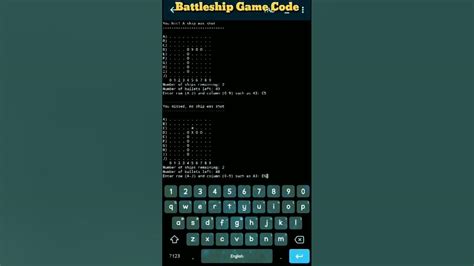 Making A Python Battleship Game With Source Codebattleship Game Code