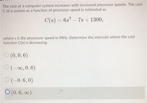 solved the cost of a computer system increases with