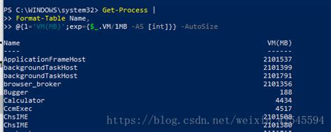 Powershell 格式化下powershell Format List Csdn博客