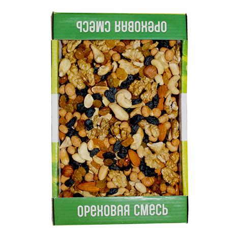Ореховая смесь с изюмом набор 1 кг купить с доставкой по выгодным ценам в интернет магазине