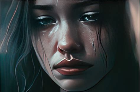 Artstation Sad Girl