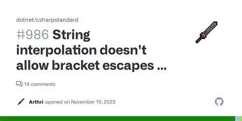 String Interpolation Doesnt Allow Bracket Escapes In Format String