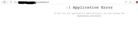 how to fix application error after deployed azure chat from github