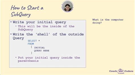 Cte Vs Subquery Youtube