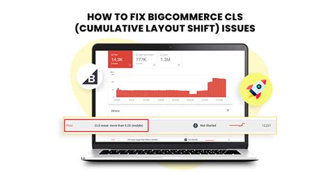 how to fix bigcommerce cls cumulative layout shift issues