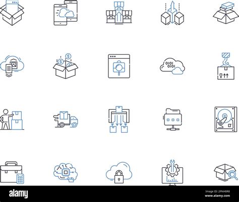 Conservation Line Icons Collection Preservation Restoration