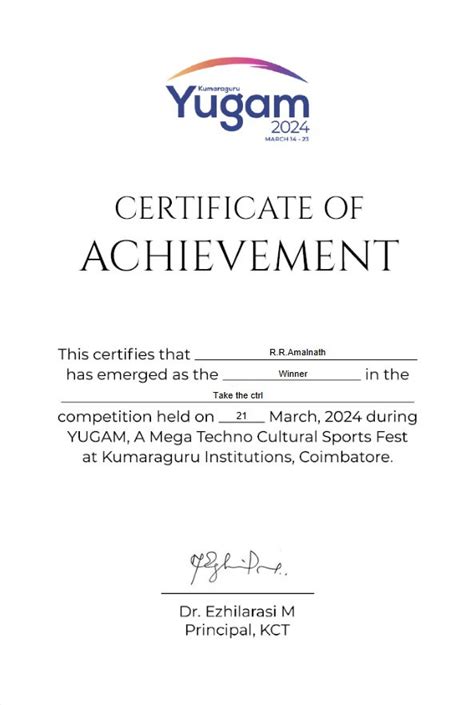 amalnath r r on linkedin victory yugam southindiaevent achievement success