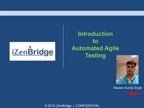 Automated Agile Testing Using Cucumber Ppt