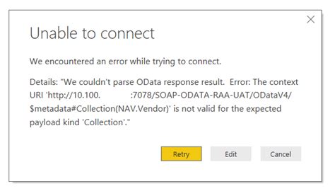 Nav 2017 Parsing Collection Error Microsoft Fabric Community
