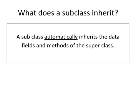 Class Inheritance Concept Of Inheritance Java Keywords Ppt Download