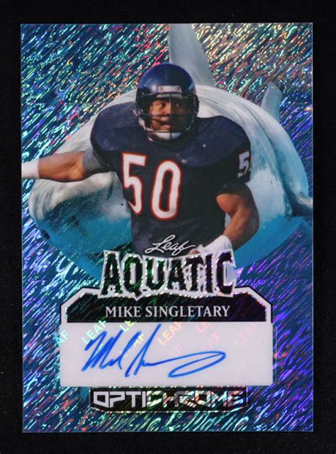 Mike Singletary 2025 Leaf Optichrome Ob 37 Optimus Base Shimmer