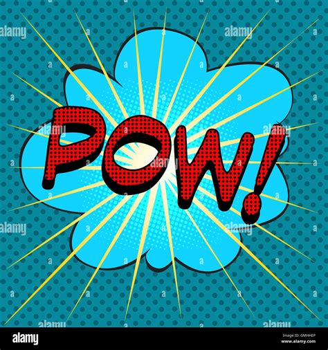 Pow Art Stock Vector Images Alamy
