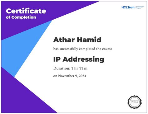 Athar Hamid On Linkedin Ip Addressing Demonstrates Knowledge Of Ip Address Management Covers