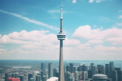 Tower Architecture Cityscape Building Premium Ai Generated Image