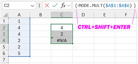 Excel Formulas For Get Average With Median Or Mode Functions