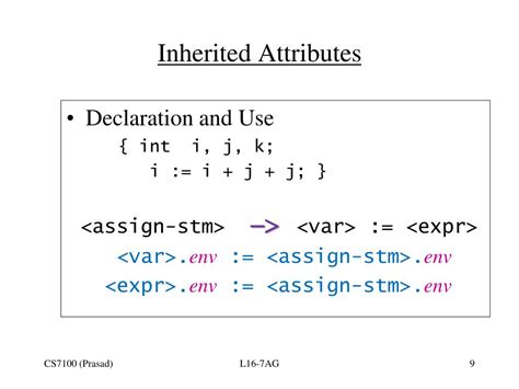Ppt Attribute Grammars Powerpoint Presentation Free Download Id
