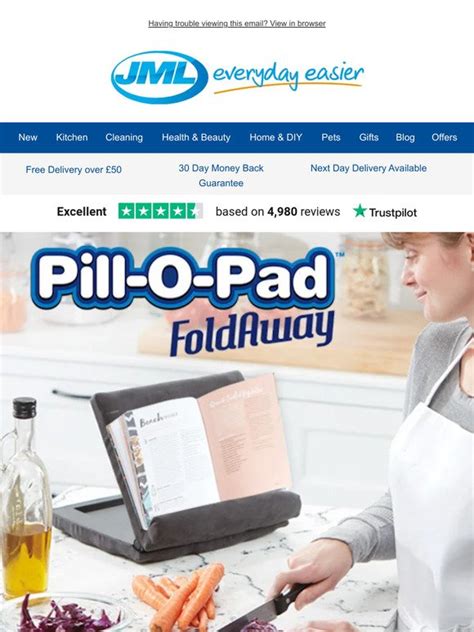 JML Find Your Perfect Reading Angle With Ease Milled