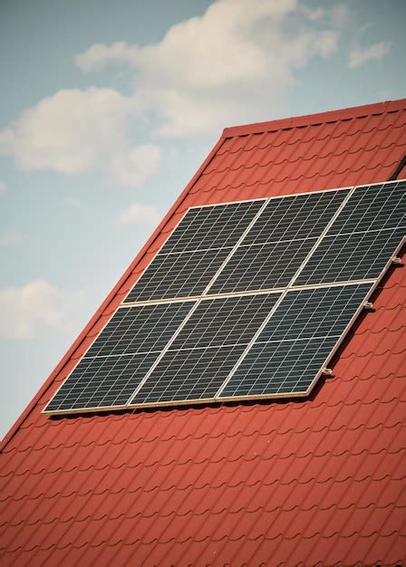 Premium Photo House Roof With Solar Panels Installed The Integration
