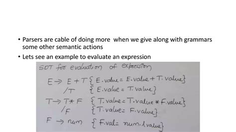 Syntax Directed Translation Pptx Computing Technology And Computing