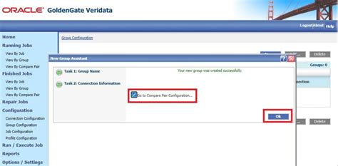 Oracle Goldengate Veridata Comparing Data Between Tables Oracle Scn
