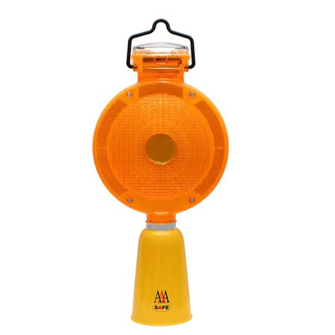 Solar Light Aaa Roadway Safety Solar Warning Flashing Traffic Cone