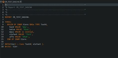 Aufzählungslisten Enums Mit Abap Sascha Wächter
