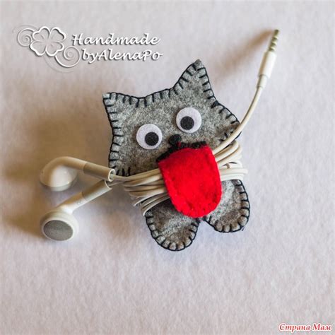 Малыши коротыши Холдер для наушников из фетра Страна Мам