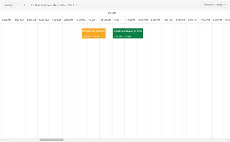 Blazor Scheduler Timeline Week View Help Docs Blazor Documentation