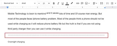 How To Add And Remove Dotted Line In Google Docs