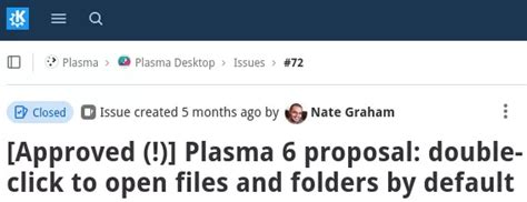 Kde Plasma 6 Default Behavior Is Now Double Click For Opening Filesfolders Phoronix