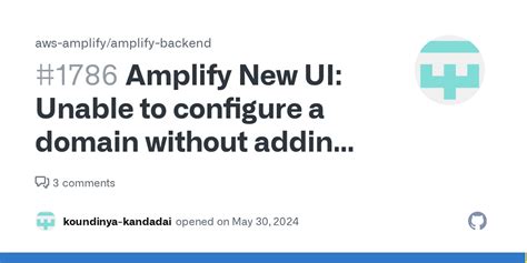Amplify New Ui Unable To Configure A Domain Without Adding Atleast One Subdomain · Issue 1786
