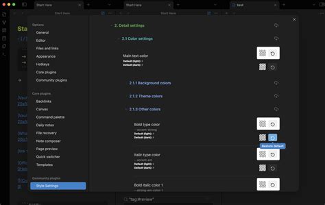 Blue Topaz Theme Dark View Bold Is Invisible Custom Css And Theme Design Obsidian Forum
