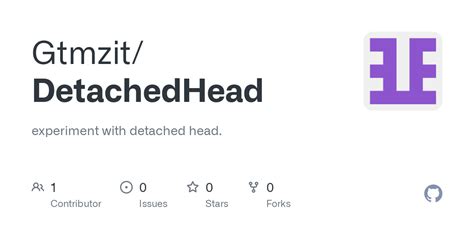 Github Gtmzit Detachedhead Experiment With Detached Head